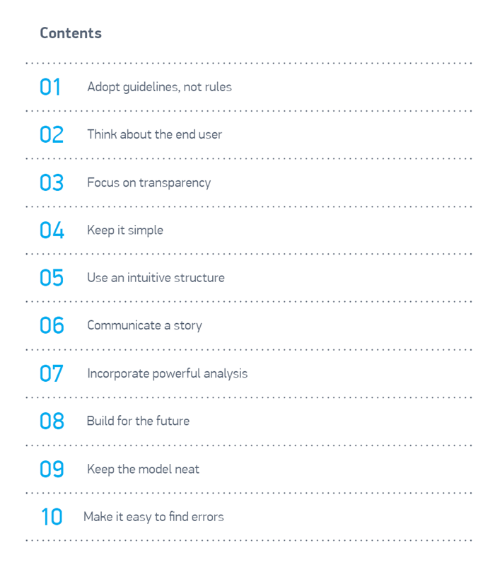 Download 10 Smart Guidelines For Financial Modelling